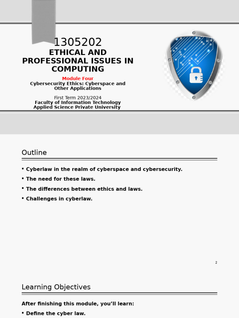 10 Chapter 4 Part 1 | PDF | Cybercrime | Intellectual Property