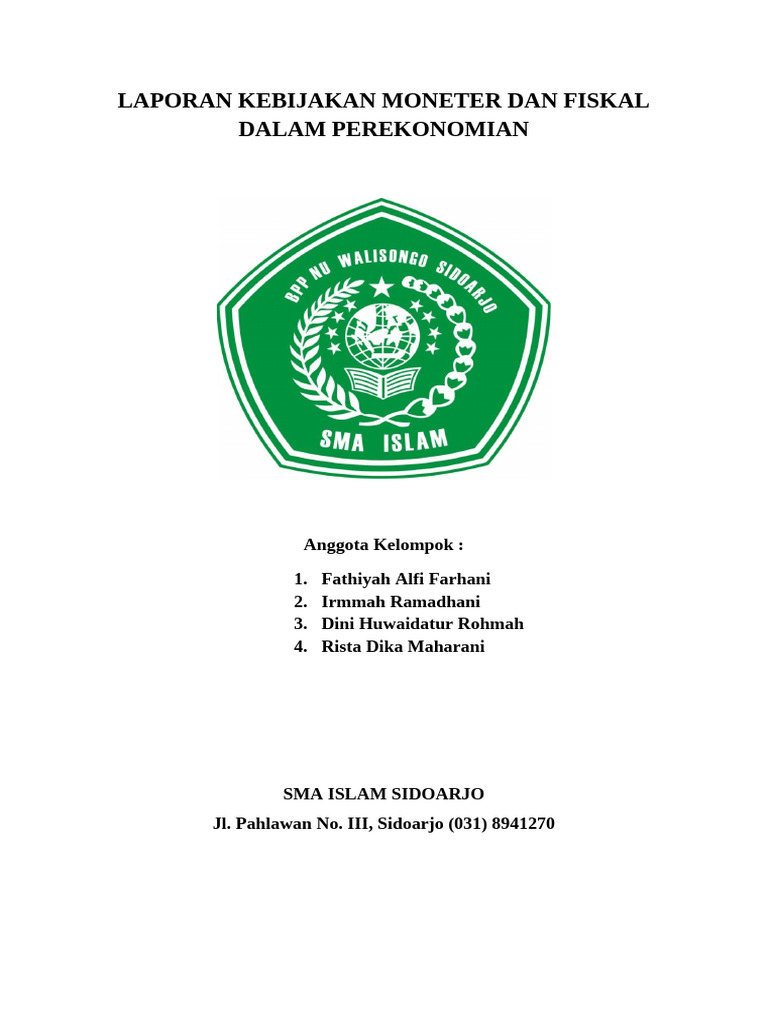 Kebijakan Moneter dan Fiskal Indonesia | PDF