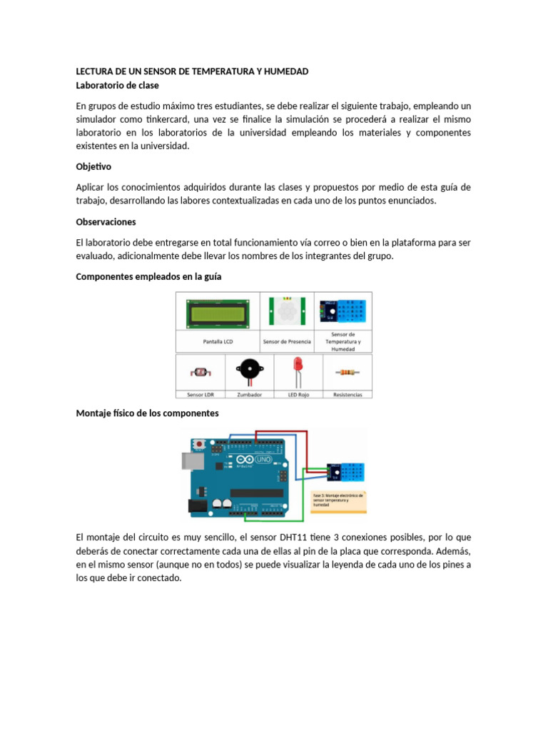 Lab 3 | PDF | Sensor | Programación de computadoras