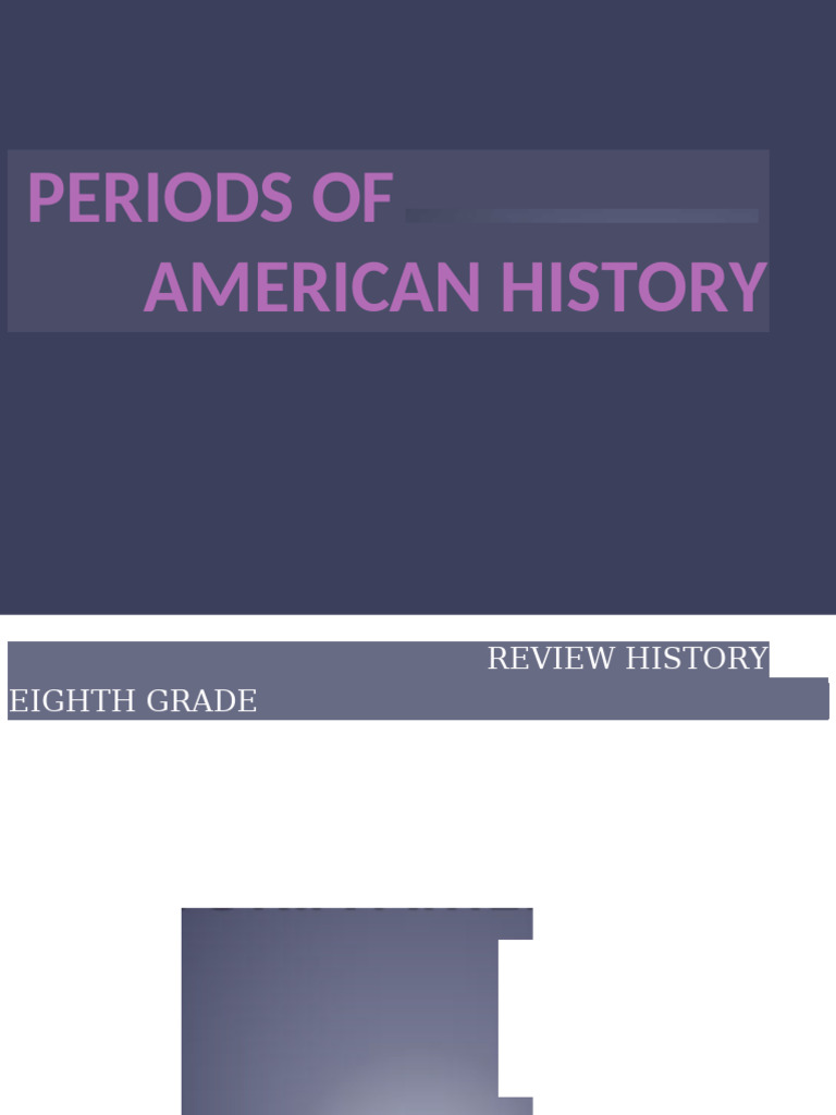 Periods of American History | PDF | Pre Columbian Era