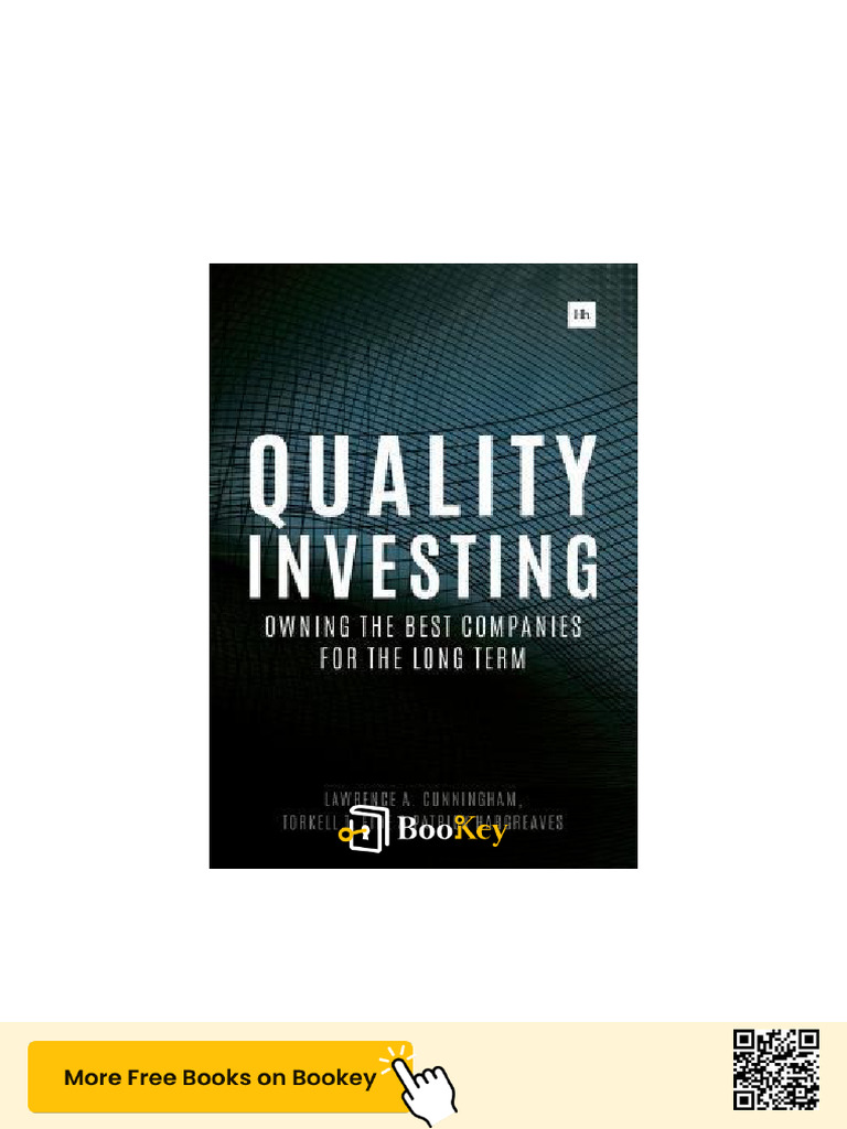 Principles of Quality Investing | PDF | Investing | Diversification ...
