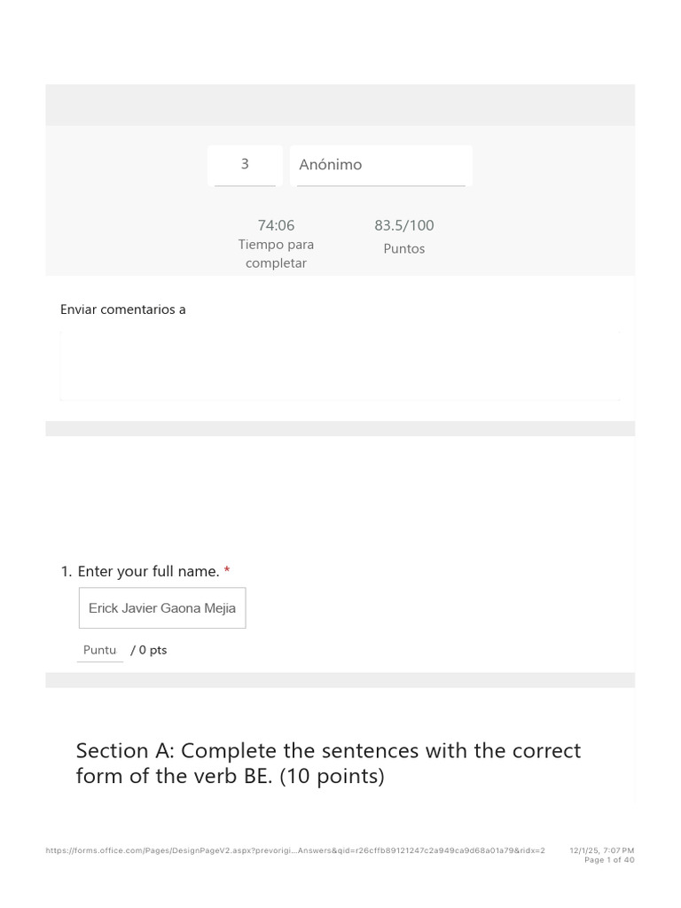 EXAM 1 Exam - English Beginner | PDF | Linguistic Morphology | Linguistics