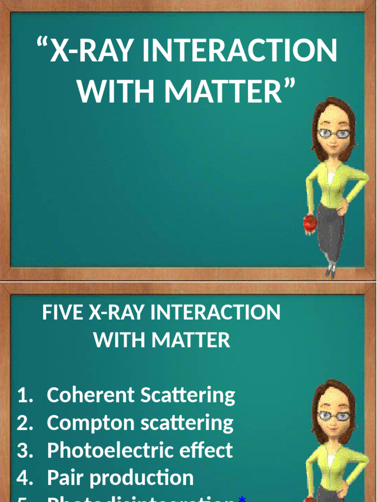 X-Ray Interaction: Pair Production & Photodisintegration | PDF ...