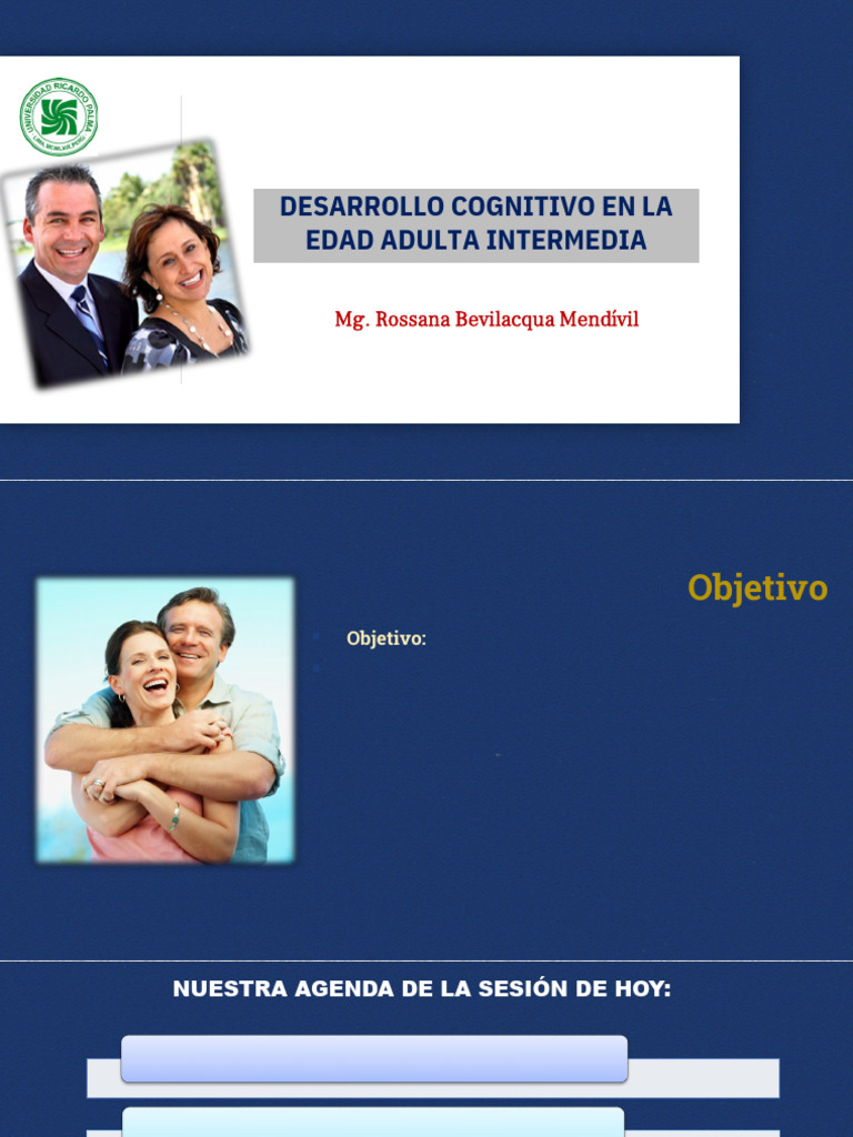 Semana 6. Adultez Intermedia. Desarrollo Cognitivo | PDF | Adultos | Memoria