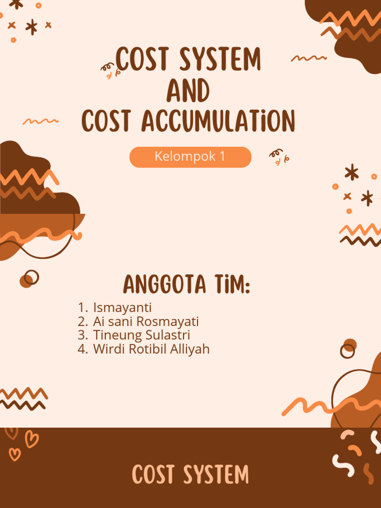 Cost System and Cost Accumulation | PDF