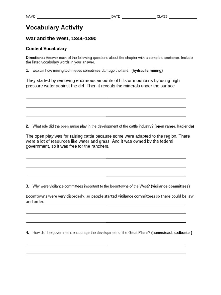 Vocab Chapter 2 | PDF