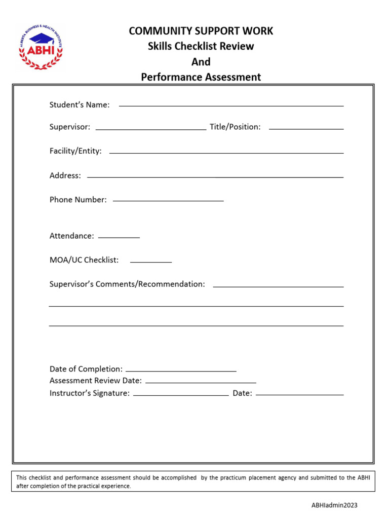 CSW Practicum Attendance 2 | PDF | Mental Health | Psychology