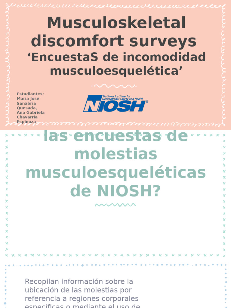 Método NIOSH | PDF