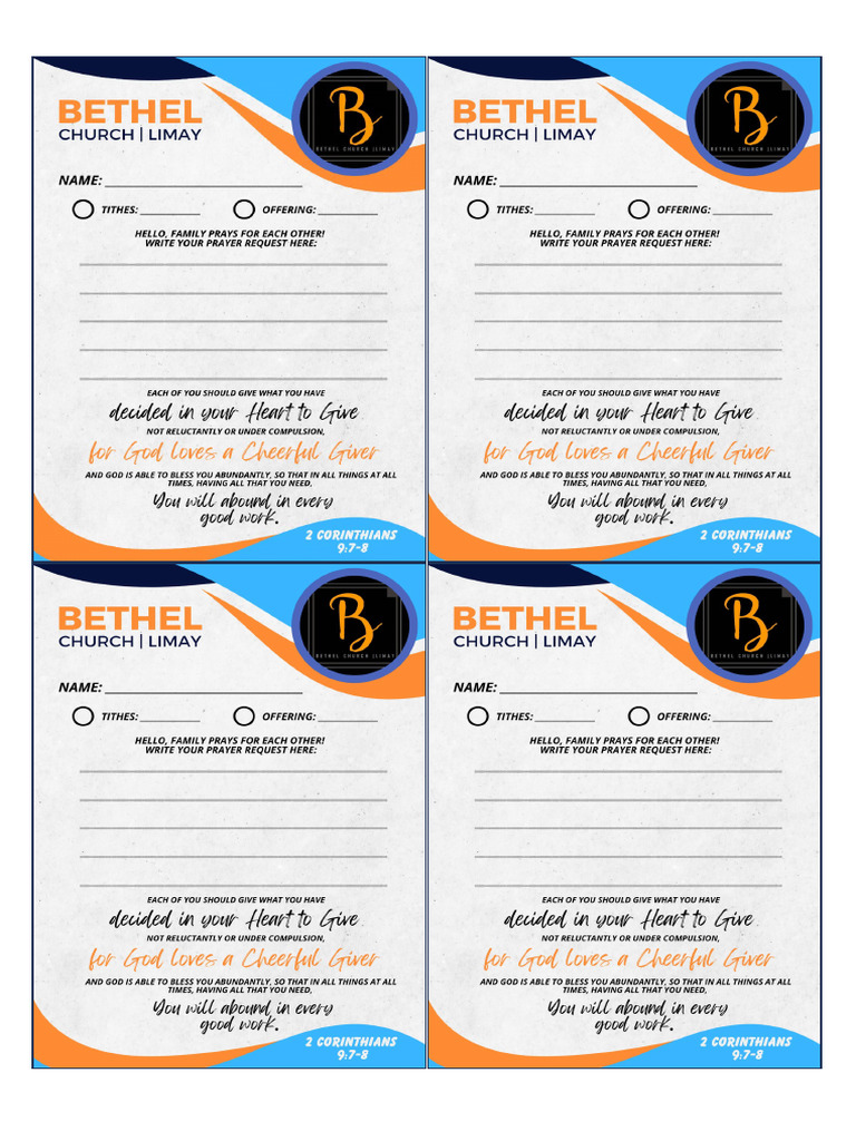 Tithes and Offering | PDF