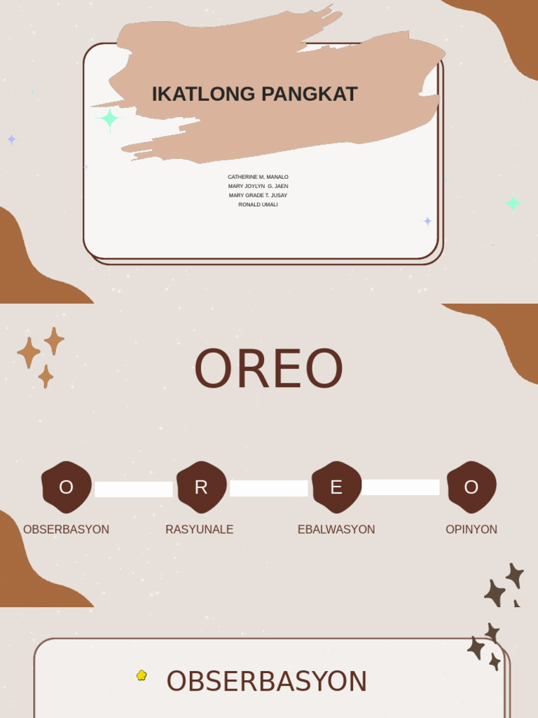 IKATLONG PANGKAT FIL205 To Be Edit | PDF