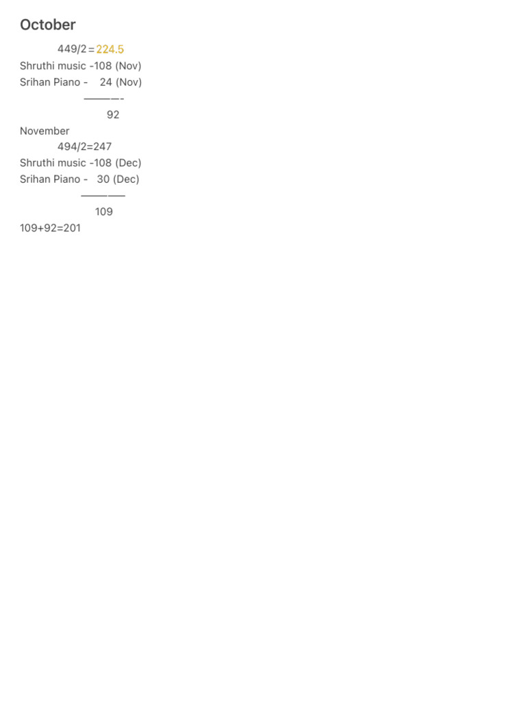 Music Lessons Progress Report | PDF