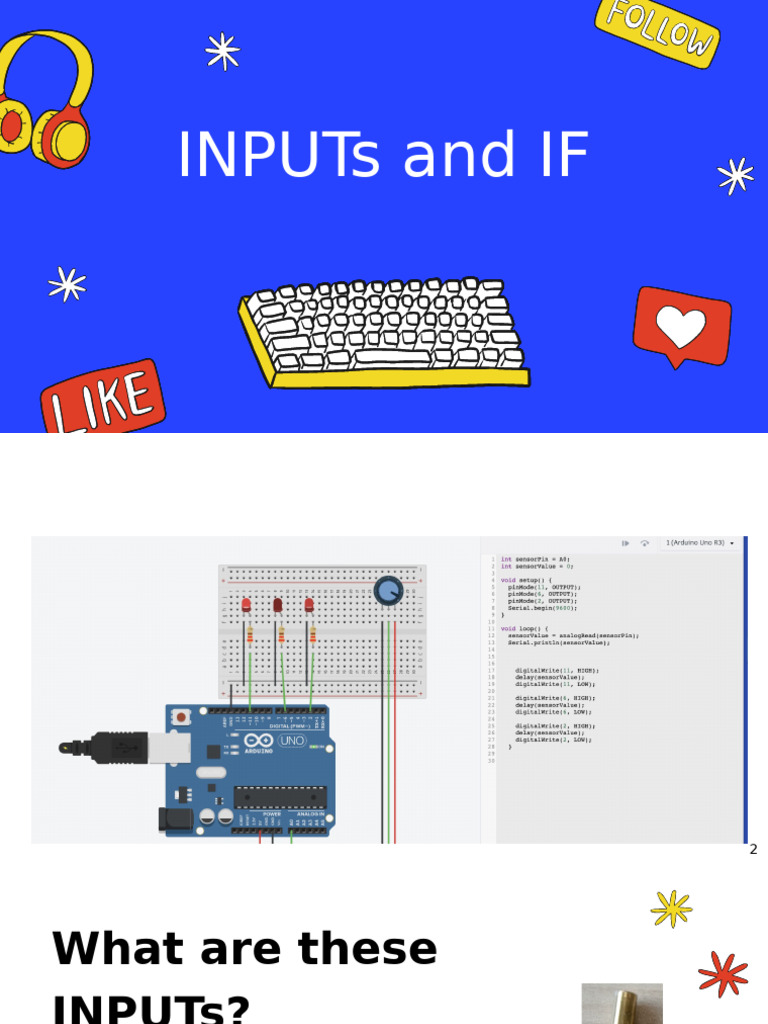 4 - Inputs and IF Else | PDF