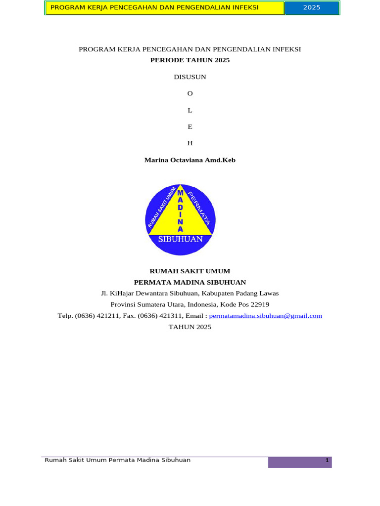 Program Kerja Komite Ppi 2025 | PDF