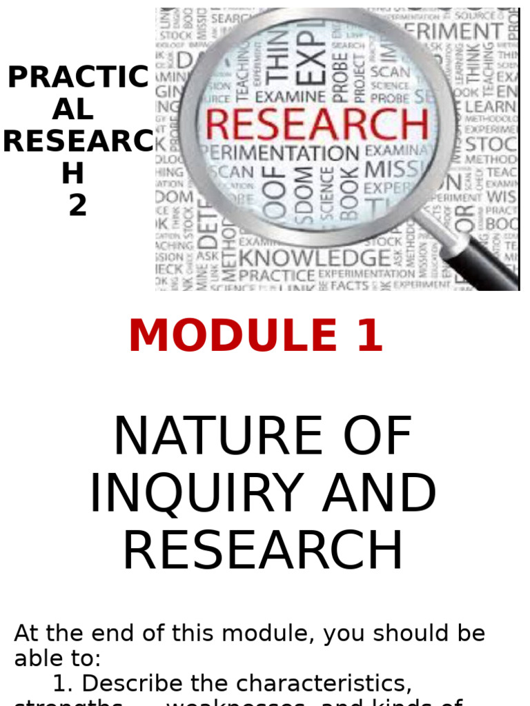 Lesson 1 Intro To Quanti Res | PDF | Statistics | Quantitative Research