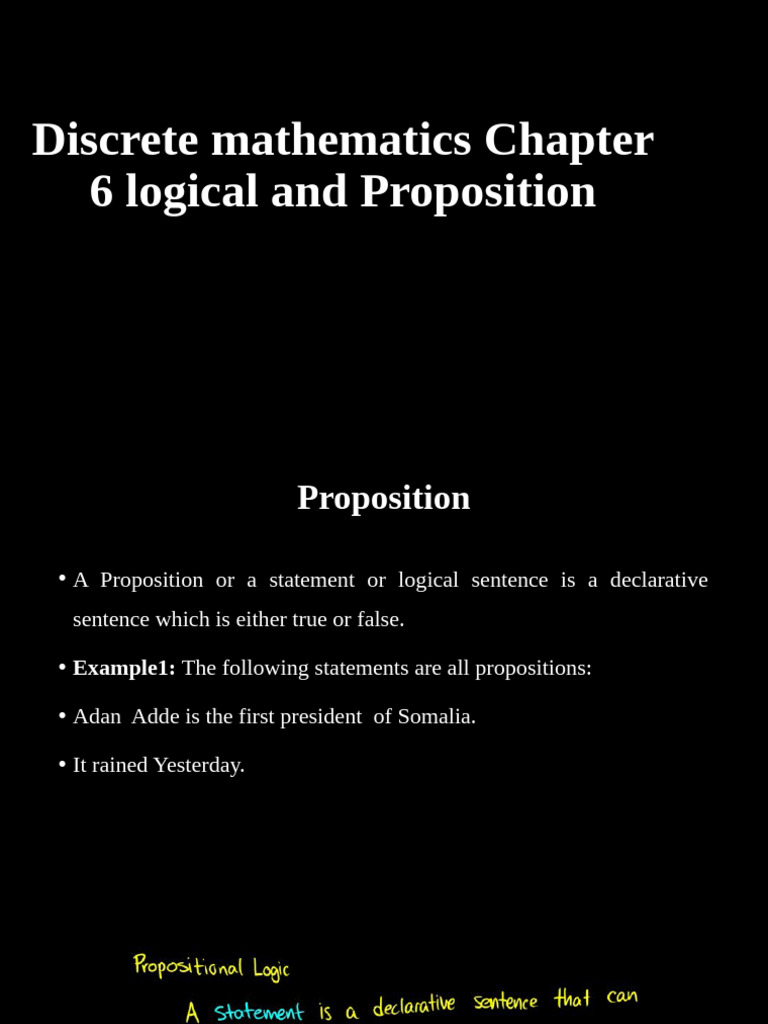 Ch-6 Discrete Mathematics | PDF | If And Only If | Mathematical Logic