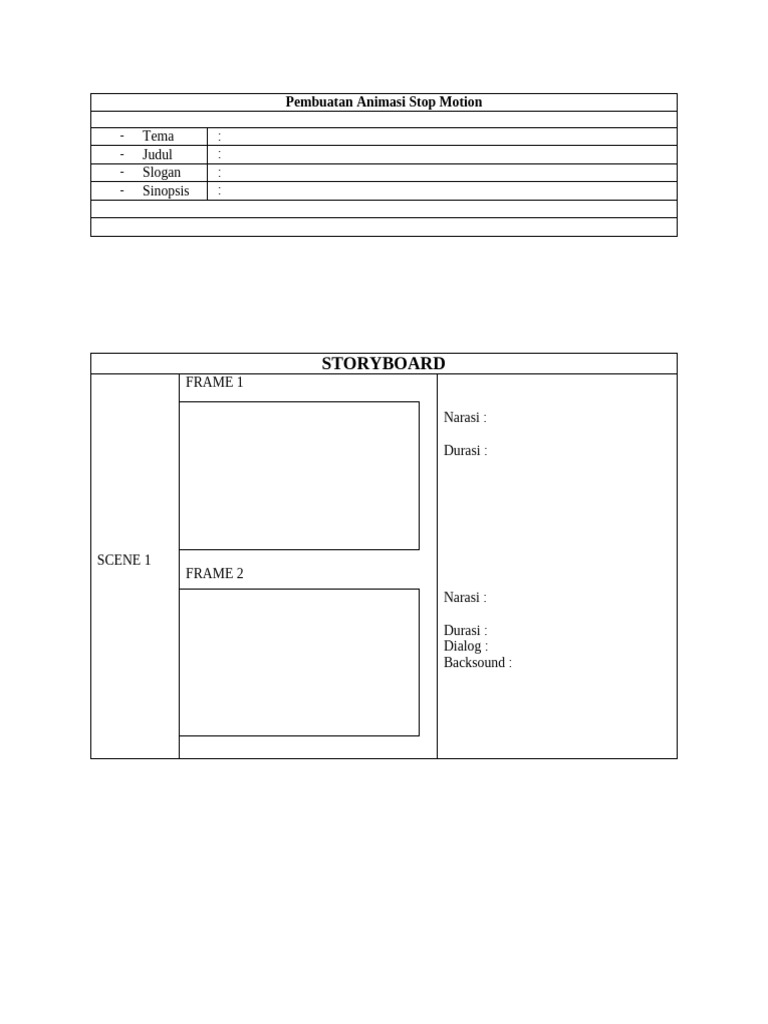 Pembuatan Animasi Stop Motion | PDF