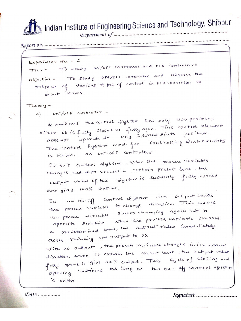 PID Controller | PDF