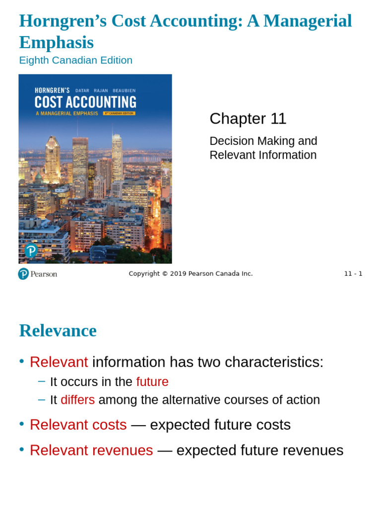 Horngren - Cost - Ac - 8e - PPT - Ch11 - AC332 | PDF | Inventory | Business