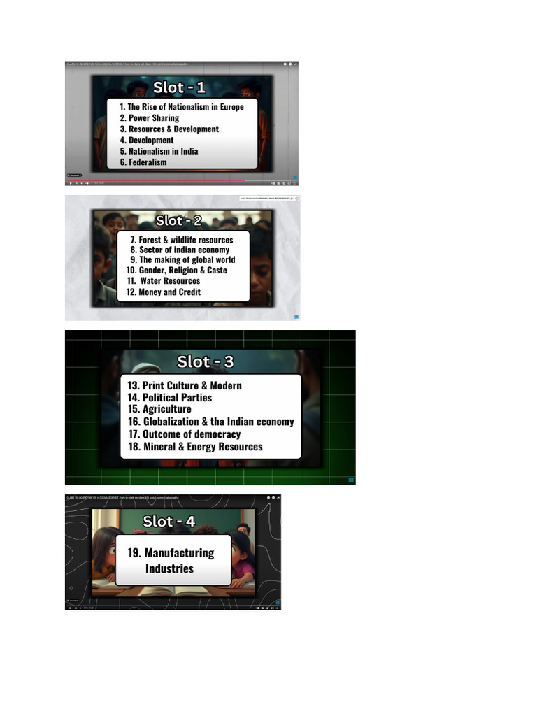 SST Chapter Wise | PDF
