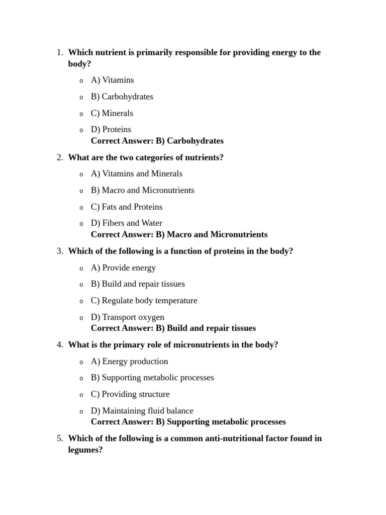 NTS MCQS | PDF | Human Nutrition | Sports Nutrition