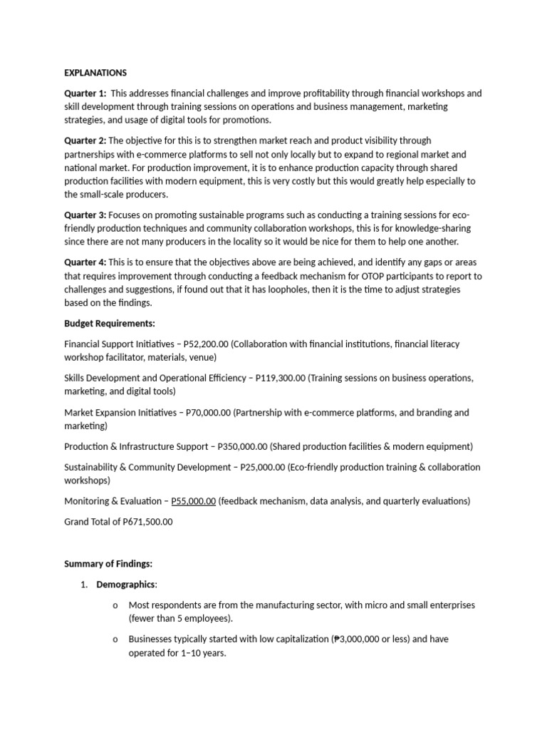 Explanations | PDF | Workforce Development | Business Economics