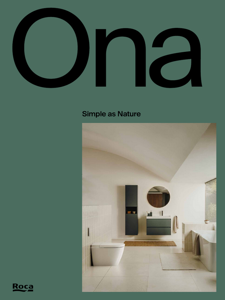Ona Brochure | PDF | Toilet | Tap (Valve)