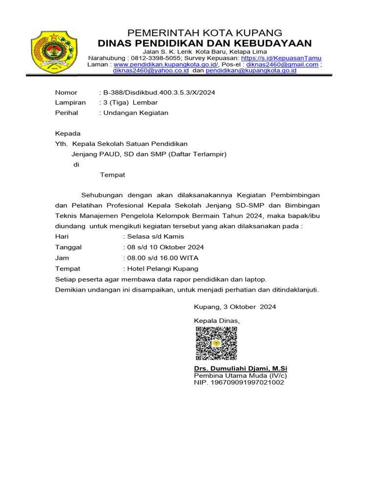 Undangan Peserta | PDF