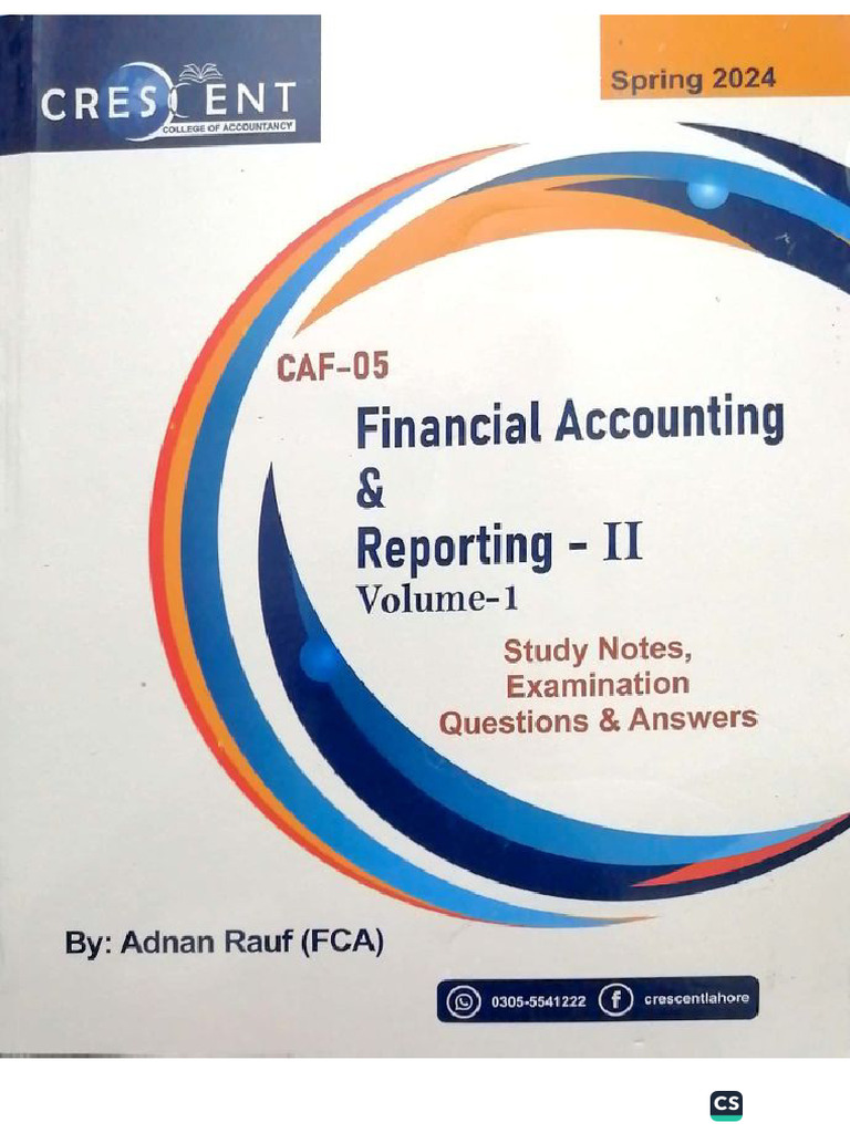 r2 Sir Adnan Rauf Spring-24 Volume-1 | PDF