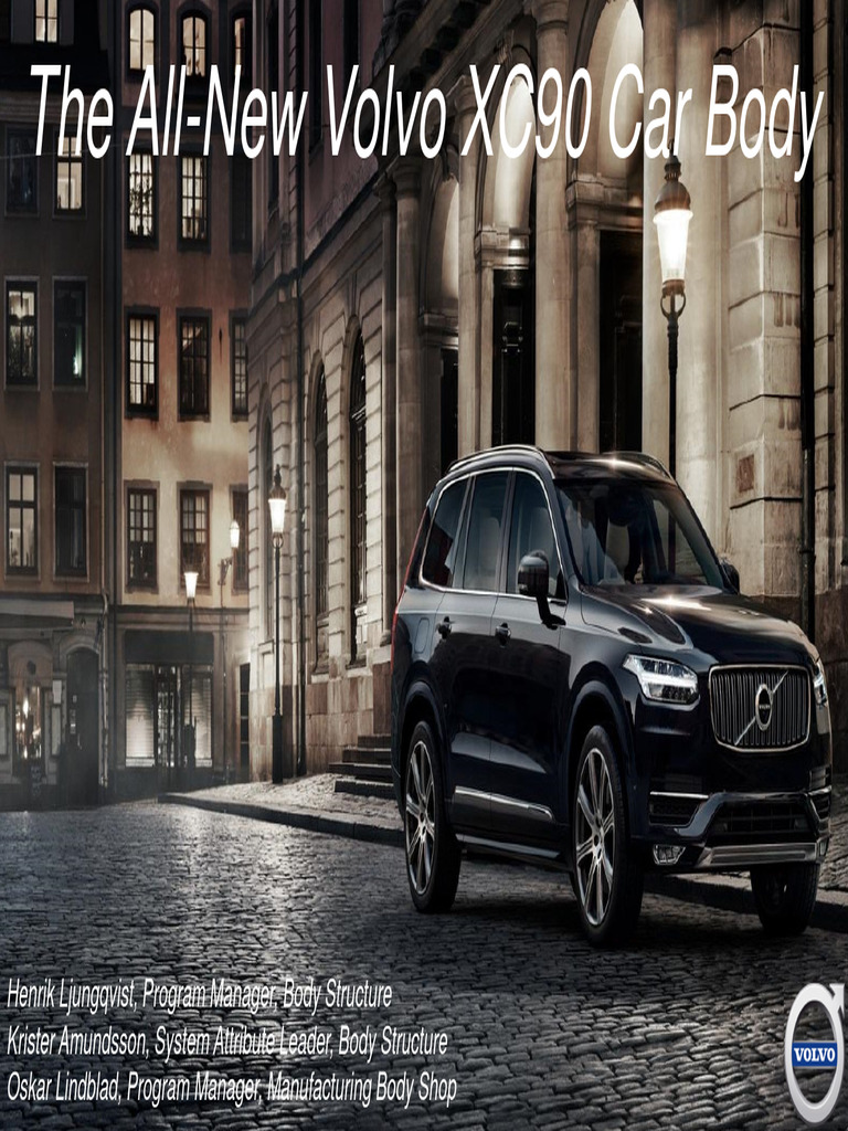 11 Presentation - Volvo XC 90 NEU | PDF | Vehicle Technology | Car