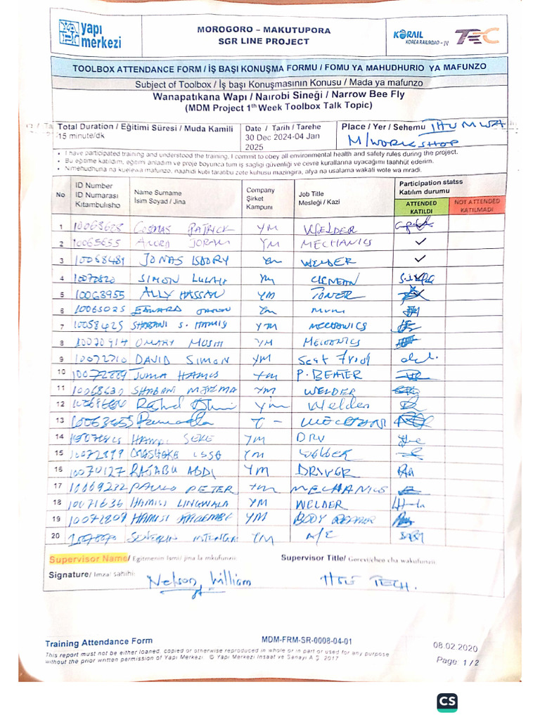 TBT Filled Form - 19 | PDF