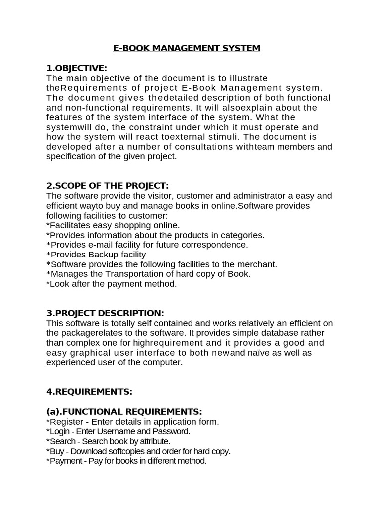 e-BOOK MANAGEMENT SYSTEM | PDF