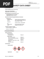 MtBE Safety Data Sheet Overview | PDF | Toxicity | Materials