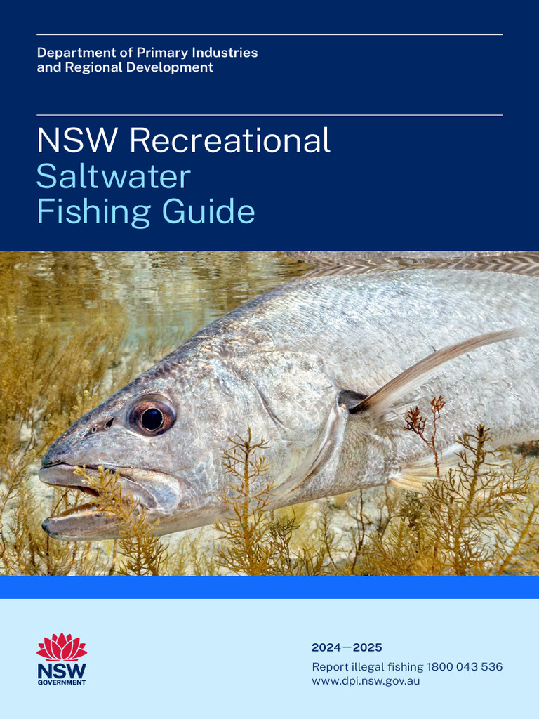 NSWDPIRD Saltwater Fishing Guide 2024 | PDF | Angling | Recreational ...