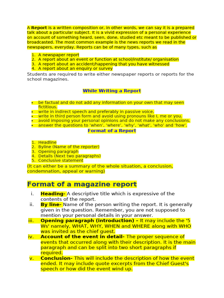 Report Writing - Class 12 (2024-25) | PDF | Hospital | Nonviolence