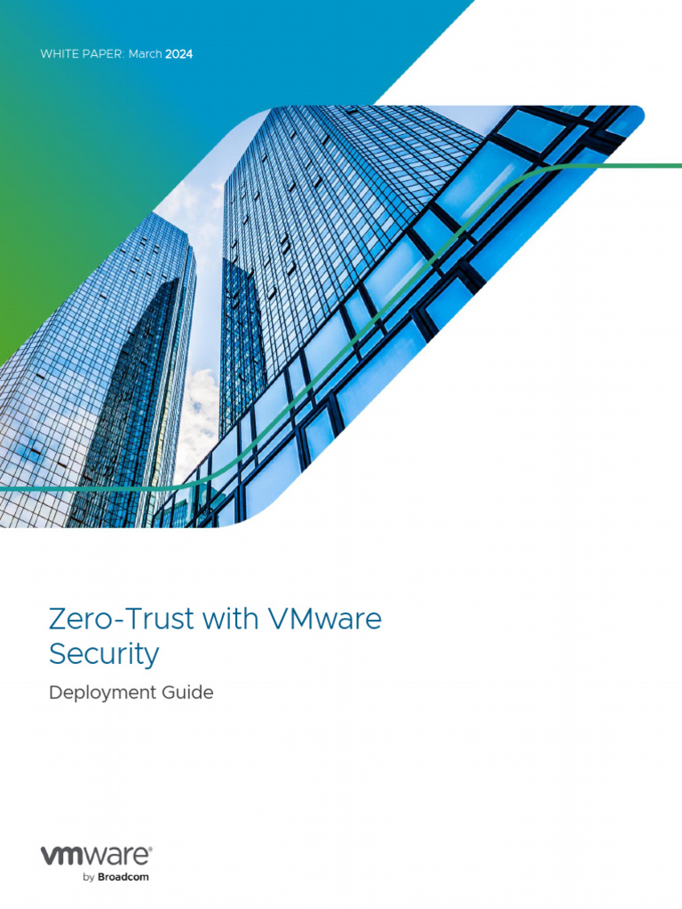 Zero-Trust Segmentation With VMware Security-1 | PDF | Active Directory | Firewall (Computing)