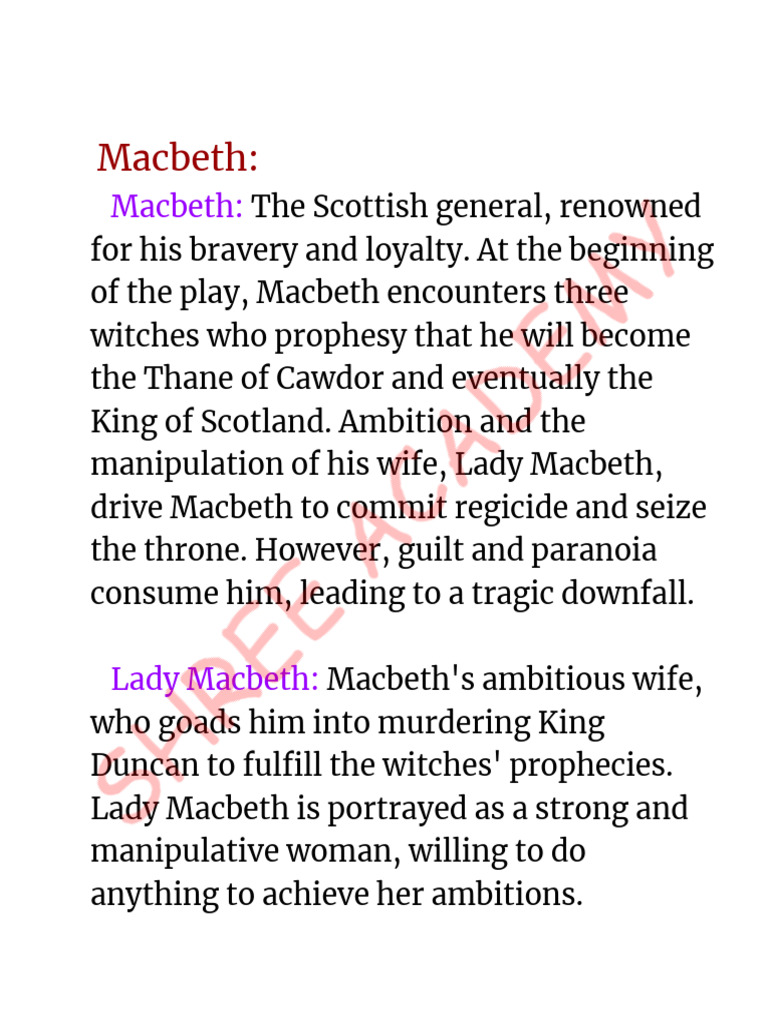 William Shakespeare (Macbeth & Romeo Juliet) L-04 - 39961727 - 2024 ...