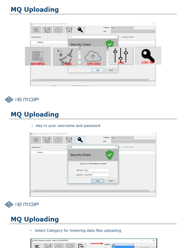 CRSS MSP Guide - Steps On MQ Uploading | PDF | System Software | Computing