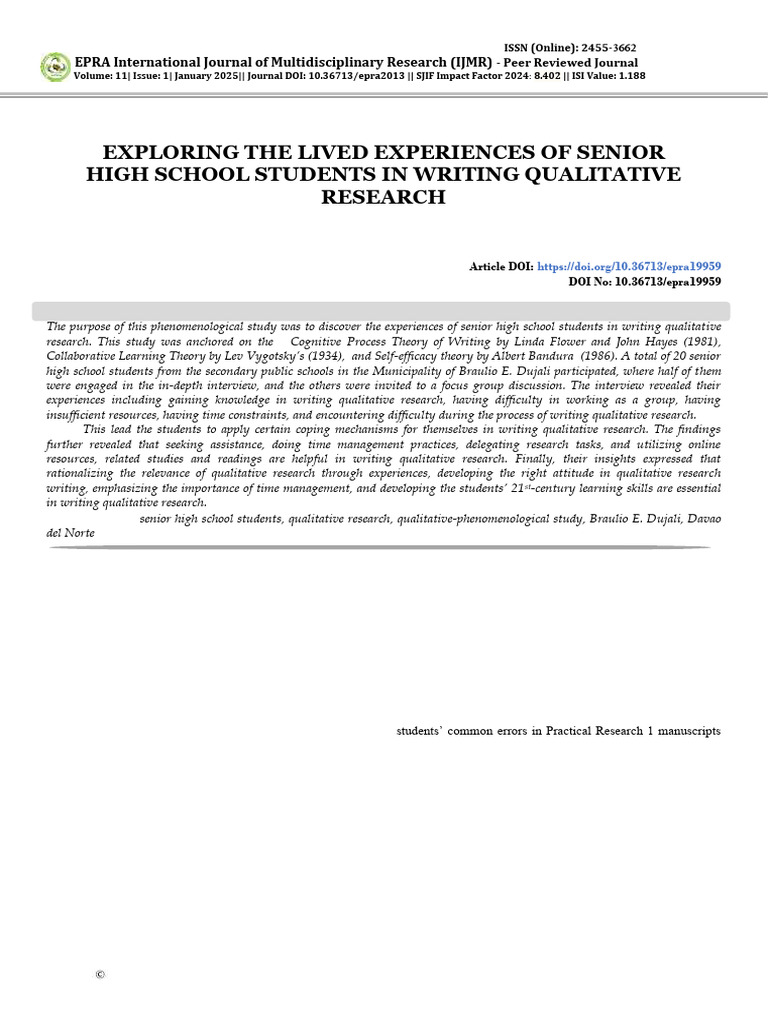 202501-01-019959 | PDF | Cognition