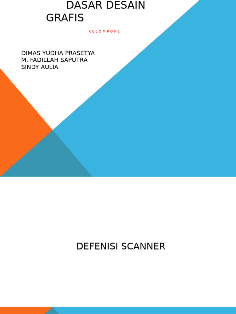 Fungsi Scanner dalam Desain Grafis | PDF
