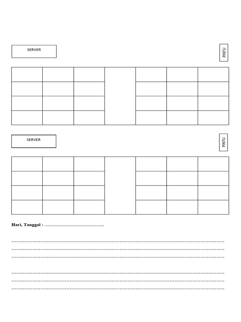 Jurnal Dan Denah Lab Komputer 2025 | PDF