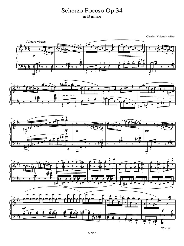 Alkan - 34 | PDF | Musical Forms | Musical Compositions