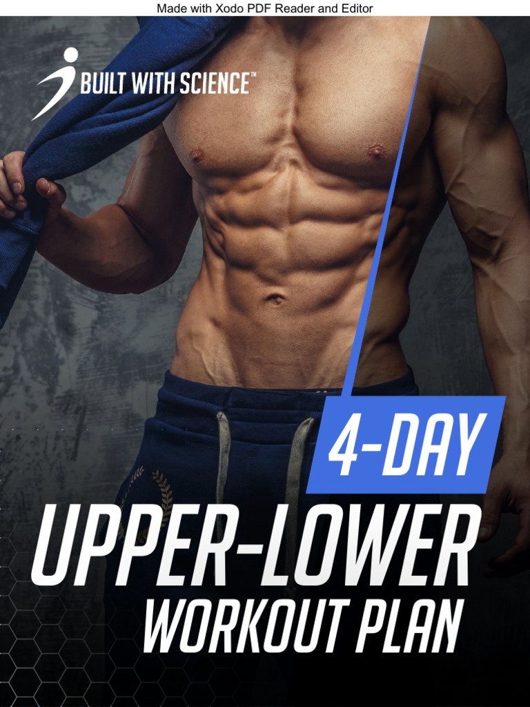 BWS 4-Day Upper-Lower Workout Plan | PDF | Limbs (Anatomy ...