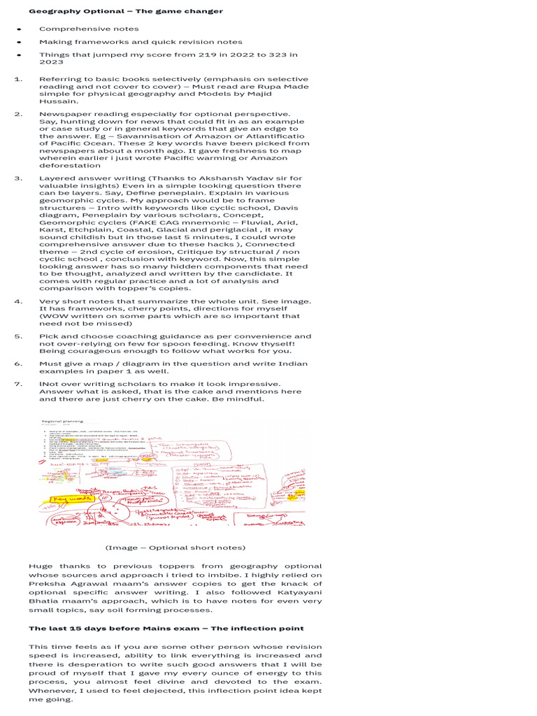 Deepti Rohilla (CSE-23 AIR-39) Geography 323 Marks & Comprehensive Strategy - DecodeCivils by ...