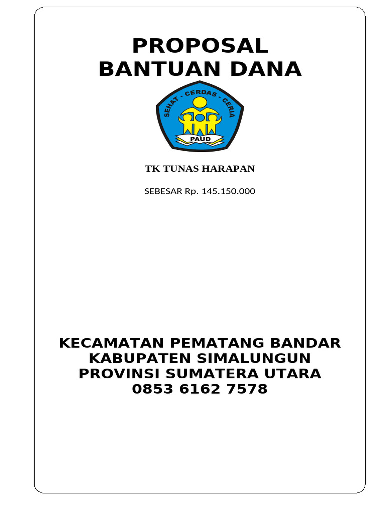 Contoh Proposal Yg Benar Sisalana | PDF