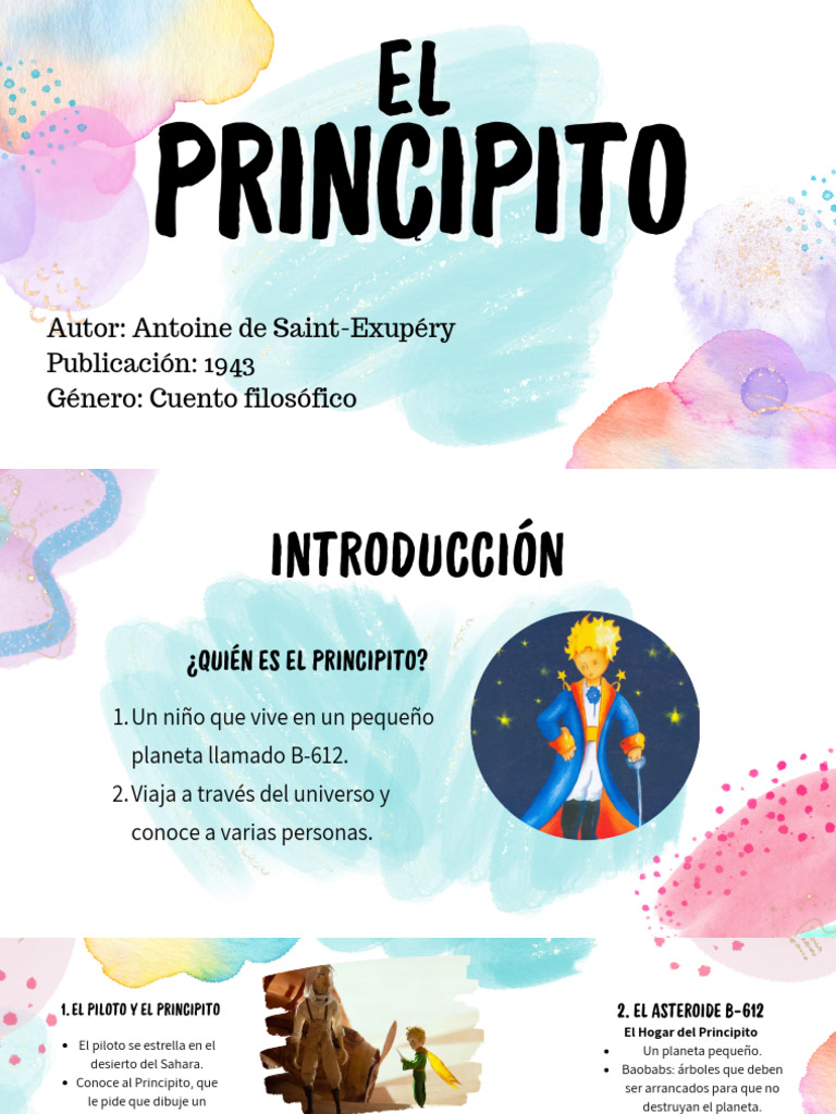 Resumen El Principito | PDF | El Principito