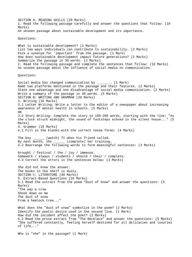 Student Exam Prep Guide | PDF | Writing