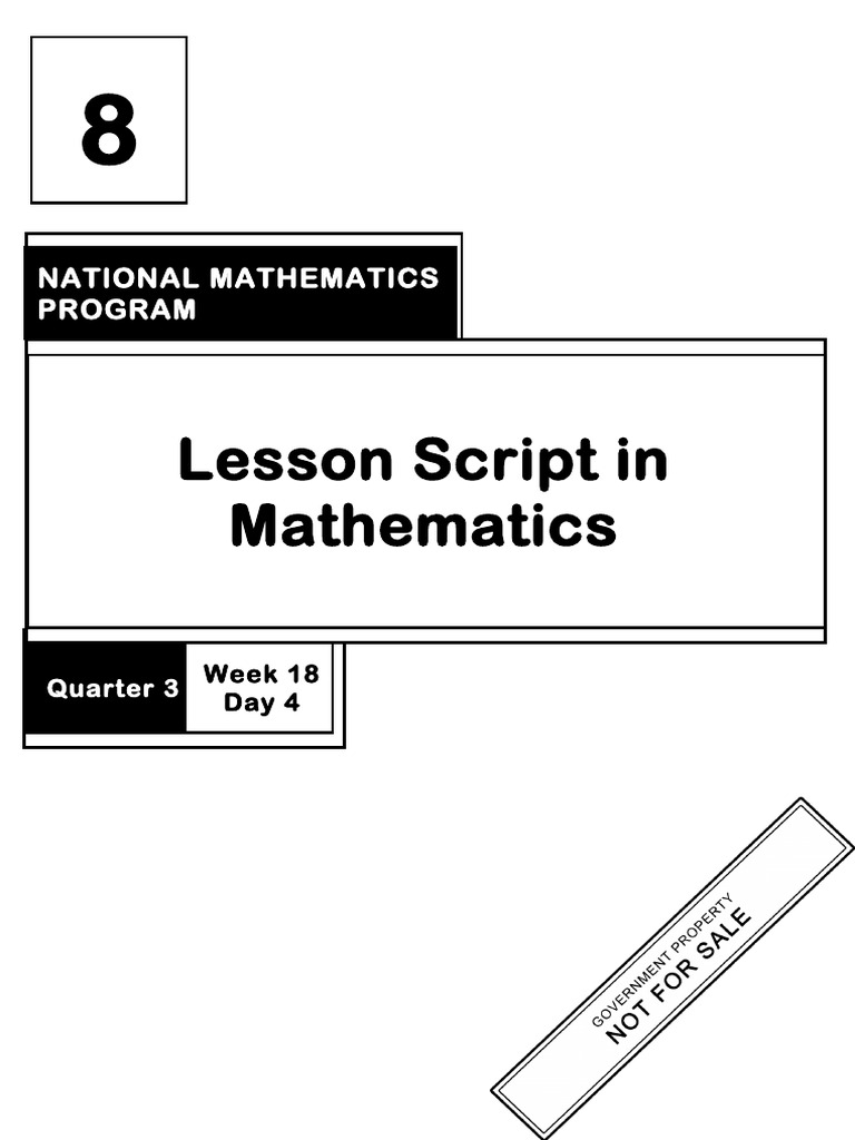 2024-LS-G8-NMP Mathematics Q3 W18 D4 | PDF | Equations | Subtraction