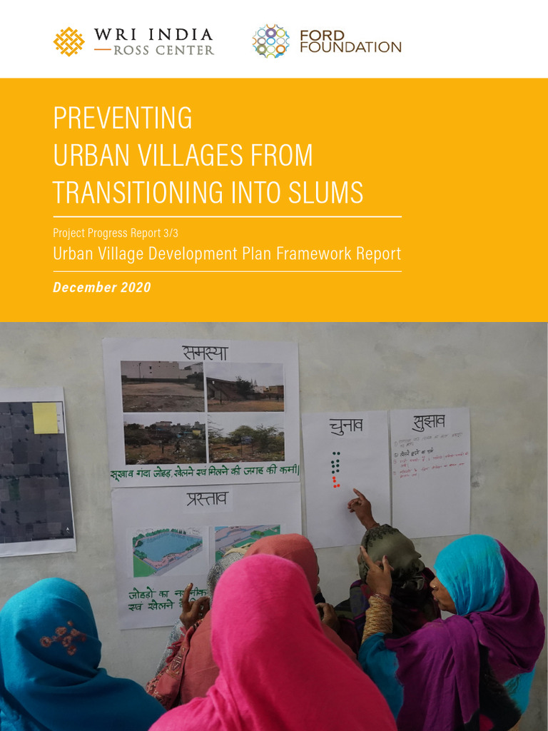 Report 3_Urban Village Development Plan Framework | PDF | Quantitative ...