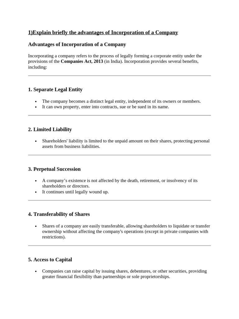 Company Law | PDF | Piercing The Corporate Veil | Limited Liability