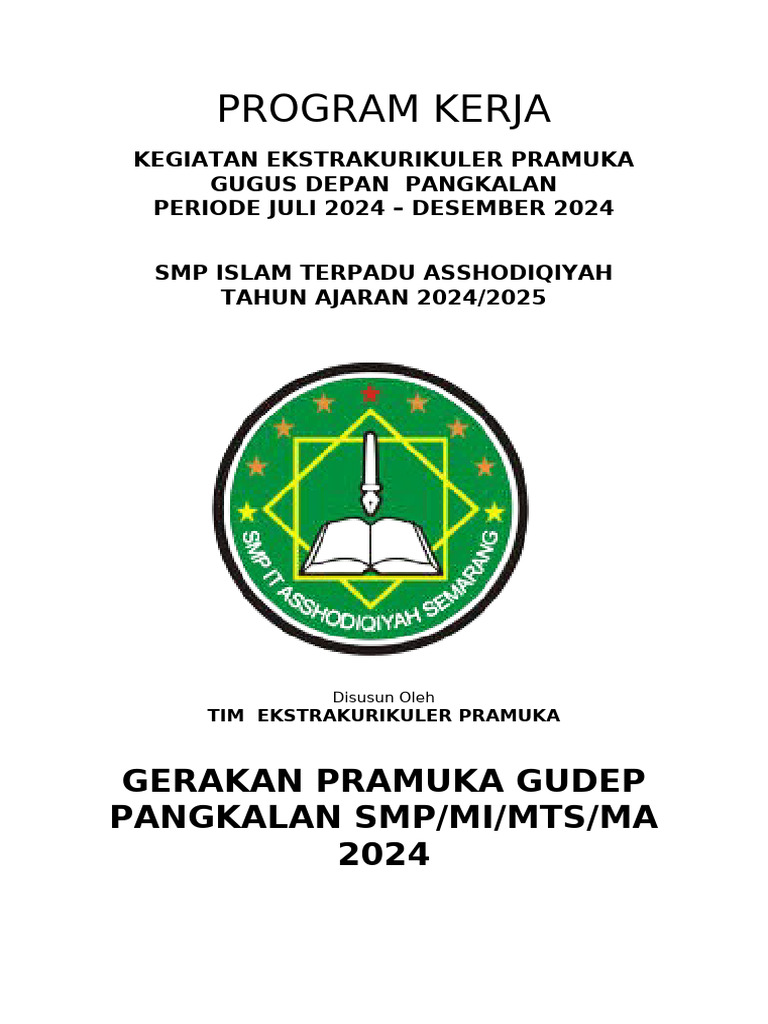 PROGRAM EKSTRAKURIKULER PRAMUKA | PDF